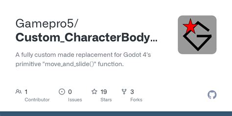 Github Gamepro5customcharacterbody3dmovementsystem A Fully