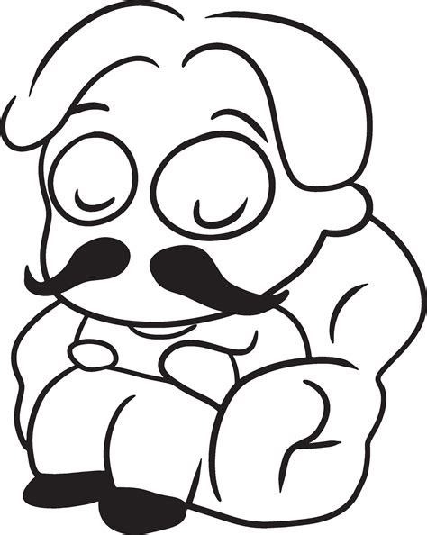 Cartoon Doodle Kawaii Anime Coloring Page Cute Illustration Drawing Character Chibi Manga Comic