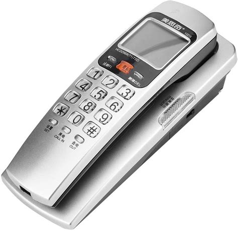 MAYUJIAASE FSK DTMF Corded Phone Caller ID Fixed Wall Mounted Telephone