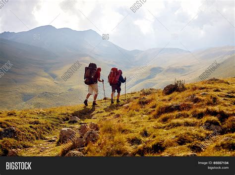 Hikers Mountains Image Photo Free Trial Bigstock