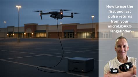 How To Use First And Last Pulse Lidar Returns To Filter Out Drone Tether