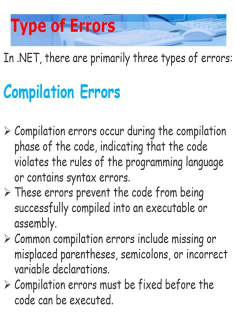 Types Of Exception Handling In Vbnet Pdf Computers Technology