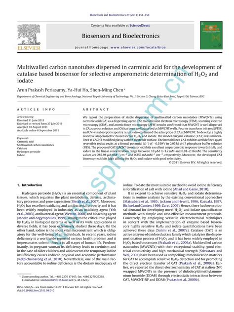 Pdf Biosensors And Bioelectronics Spm Dokumen Tips