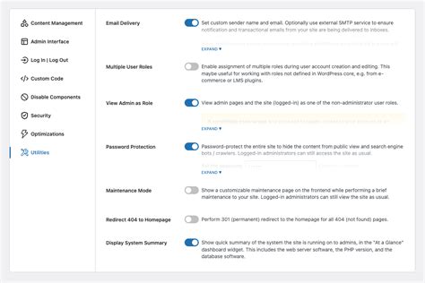 Admin And Site Enhancements Ase Wordpress Plugin