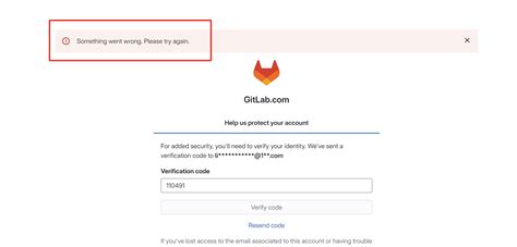 Verification Code Valid Is Wrong How To Solve Cannot Login Gitlab