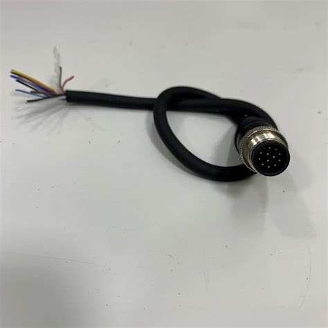 Cáp Điều Khiển Dài 03m 1ft Jack Connector M12 A Code 12 Pin Male 12