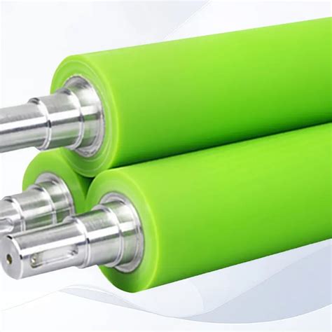 Customized Polyurethane Pu Rubber Coating Roller Parts Of Machine Rifertech