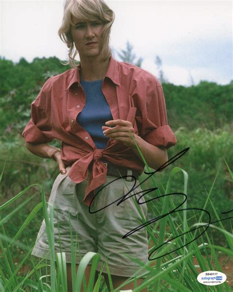 Laura Dern Jurassic Park Signed Autograph 8x10 Photo Acoa Outlaw