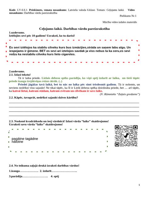 6 6 1 Darba Lapa Darbibas Varda Pareizrakstiba 1 1 4 Pdf