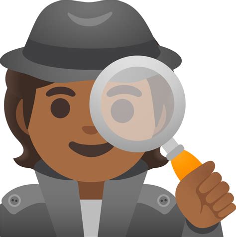detective medium dark skin tone emoji download for free iconduck
