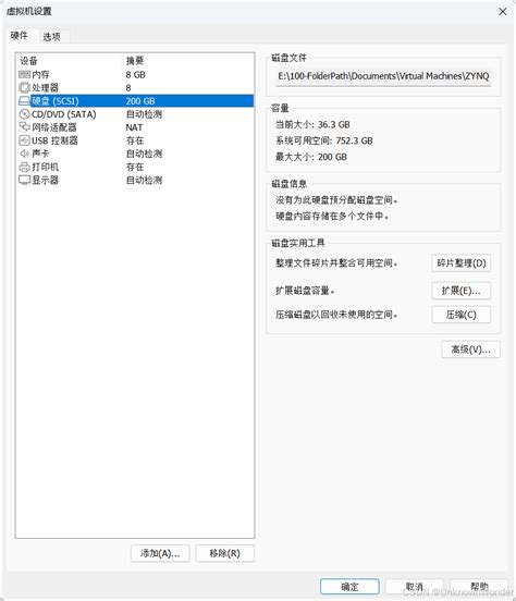 Linux扩展分区（虚拟机）vmware Linux 扩展分区 Csdn博客