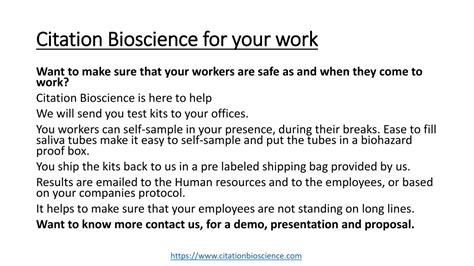 Ppt Citation Bioscience Rapid Covid Test Kit For Sale Powerpoint