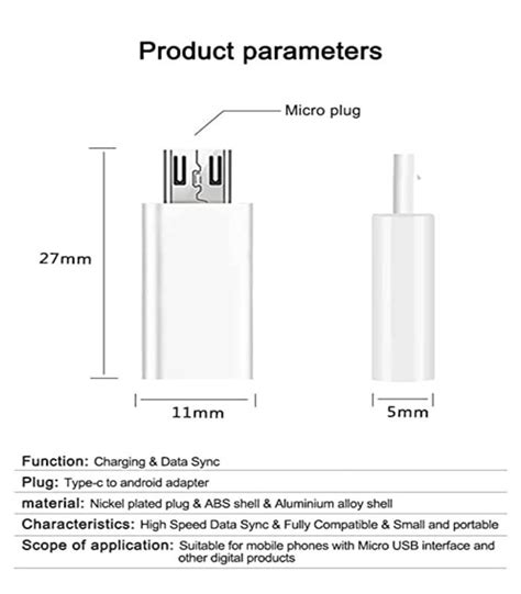 V To Type C Connector Gaffarwala