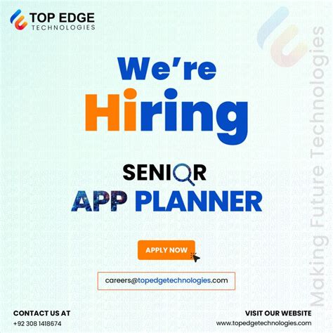 Hiring Appplanner Immediatehiring Opportunity Topedge Technology