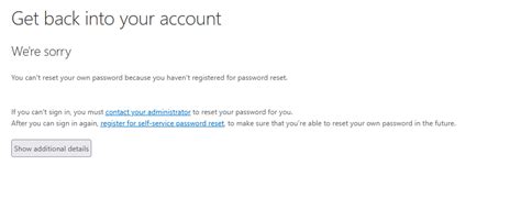 Issues With Self Service Password Reset In Entra Id Microsoft Qanda