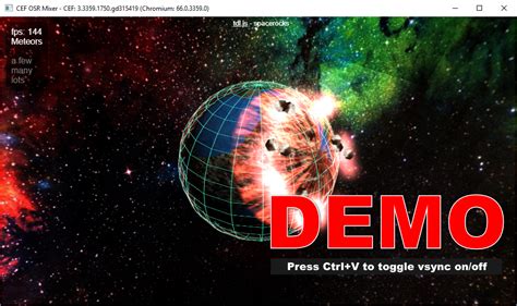Github Daktronics Cef Mixer High Performance Off Screen Rendering Osr Demo Using Cef