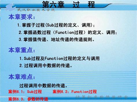 Vb课件第六章word文档在线阅读与下载无忧文档