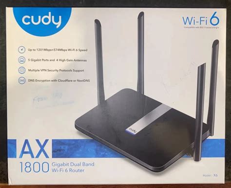 CUDY AX WIFI Mesh Router AX GHz G Gigabit Wireless Internet Router EUR