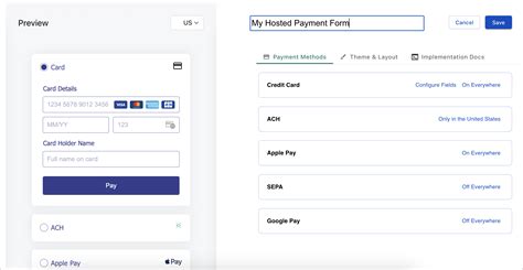 Configure Payment Forms Zuora