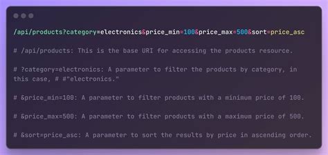 7️⃣ Using Query Parameters For Filtering And Sorting Instead Of Adding
