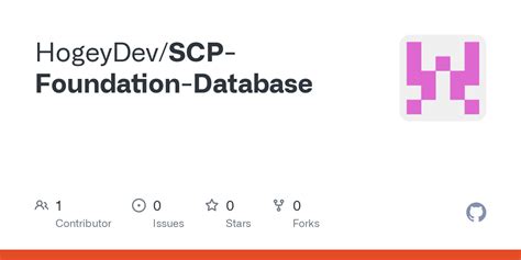 Github Hogeydevscp Foundation Database