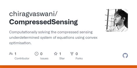 Compressedsensing Compressedsensing Ipynb At Main · Chiragvaswani Compressedsensing · Github