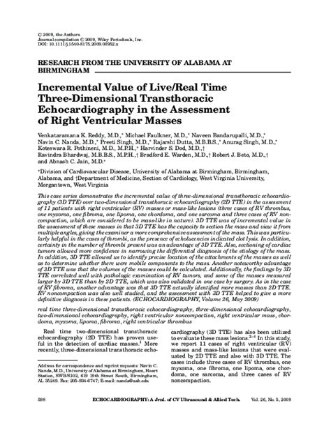 Pdf Incremental Value Of Livereal Time Three Dimensional Transthoracic Echocardiography In