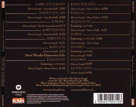 Car Tula Trasera De Steven Seagal Songs From The Crystal Cave Portada