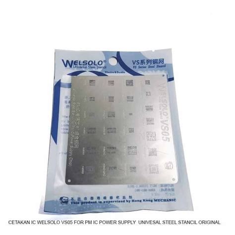 Jual CETAKAN IC WELSOLO VS05 FOR PM IC POWER SUPPLY UNIVERSAL STEEL
