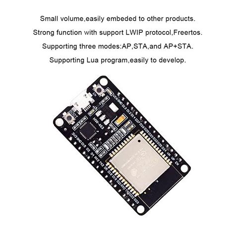 Módulo Esp32 Da Placa De Desenvolvimento Módulos Wifi Dual Core Peça De