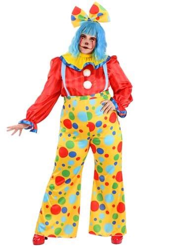 Plus Size Posh Polka Dot Clown Costume Plus Size Costumes