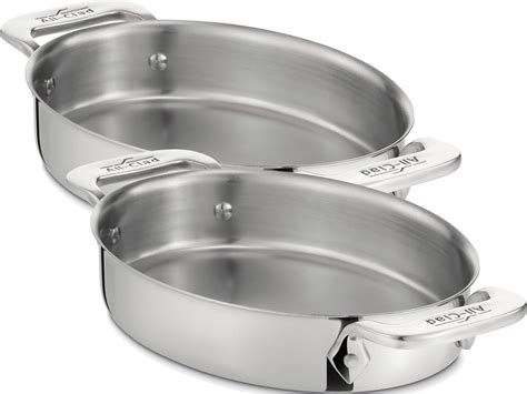 All Clad 59900 Stainless Steel 7 Inch Oval Shaped Baker Specialty