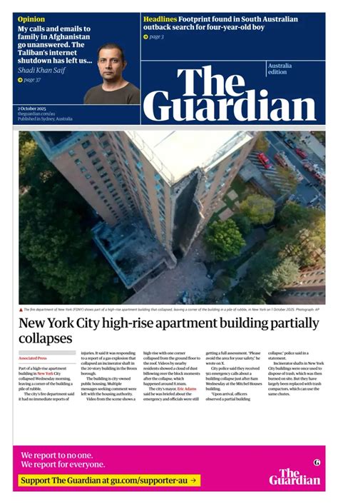 The Guardian Australia Newspaper Subscription Pressreader