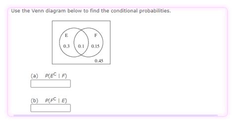 Conditional Statement For Venn Diagram That Doesnt Intersect