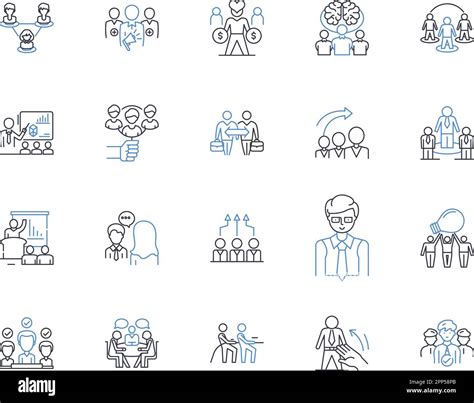 Health Equity Line Icons Collection Access Inequality Justice