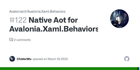 Native Aot For Avalonia Xaml Behaviors Issue 122 AvaloniaUI