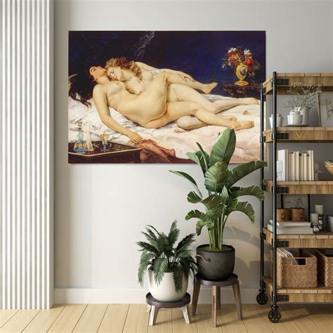 GUSTAVE COURBET The Sleepers Le Sommeil C 1866 Reproduction Art
