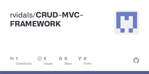 Github Rvidalscrud Mvc Framework Github Rvidalscrud Mvc Framework