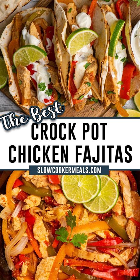 Slow Cooker Chicken Fajitas Artofit