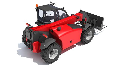 Grab Bucket Telehandler 3d Model By 3d Horse