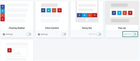 Pop Up Sharing Buttons Hubbub