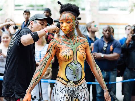 Full Body Paint Before And After