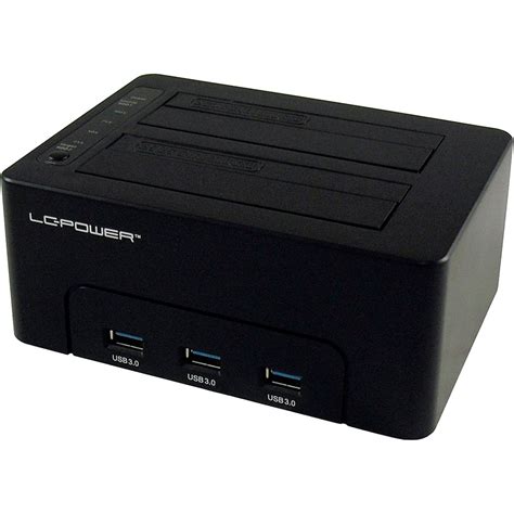 Lc Power LC DOCK U3 HUB Connection Station Black Techinn
