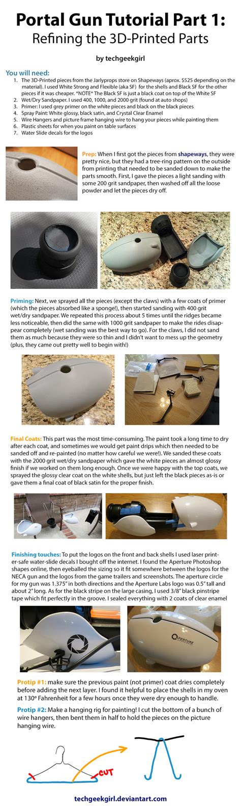portal gun tutorial part 1 by techgeekgirl on deviantart