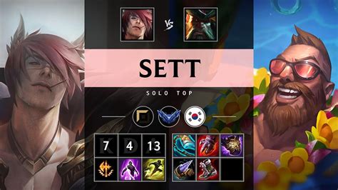 Sett Top Vs Gangplank KR Diamond Patch YouTube