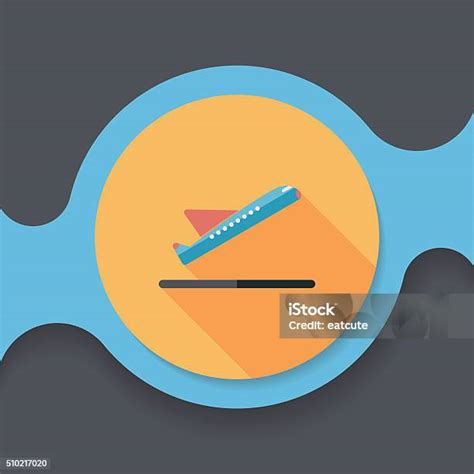 비행기 평편 아이콘크기 긴 Shadow 공항에 대한 스톡 벡터 아트 및 기타 이미지 공항 바람 벡터 Istock
