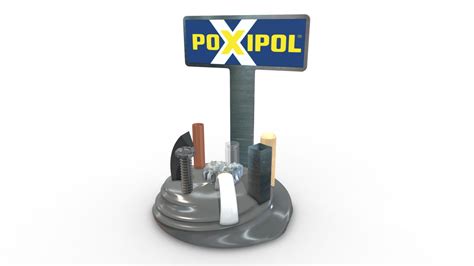 Exhibidor Poxipol 2020 - 3D model by BLIGRAF [321821a] - Sketchfab