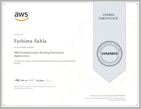 fathima sahla on linkedin successfully completed aws fundamentals