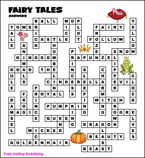 Fun Fairy Tale Themed Word Puzzles Tree Valley Academy