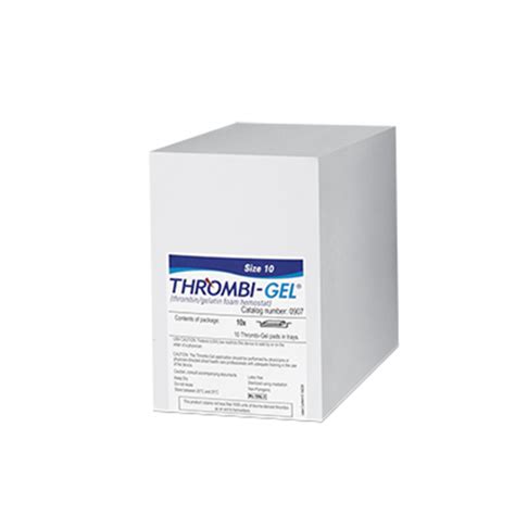 Thrombi Gel 10 10 Packages 1 Ea 115342